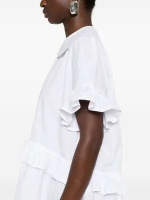 IOANA CIOLACU Dahlia Ruffled Dress - White