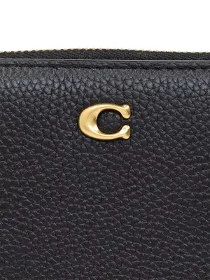 COACH Billfold Pebbled-leather Wallet