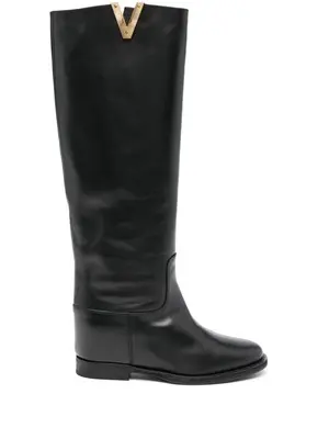 VIA ROMA 15 Knee-high Leather Boots