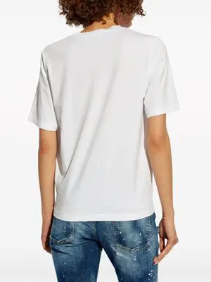 Dsquared2 Horror Maple Leaf-print T-shirt - White