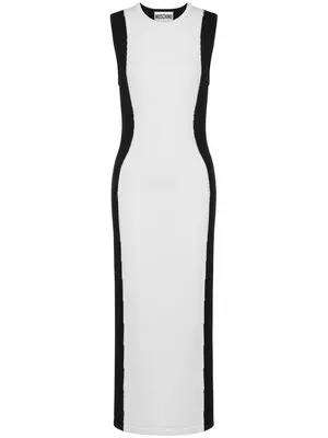 Moschino Two-tone Virgin Wool Dress