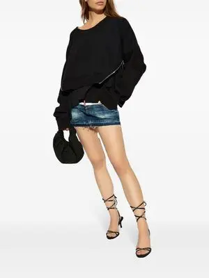Dsquared2 Zip-detail Cotton Sweatshirt
