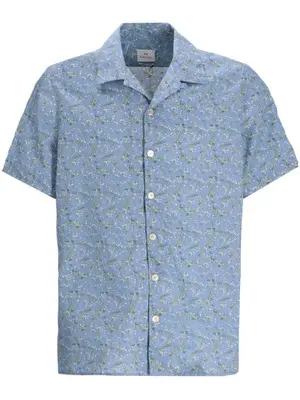 Paul Smith Floral Print Cotton Shirt