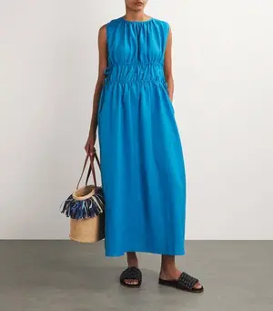Asceno Linen Petre Maxi Dress