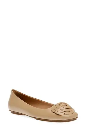 Anne Klein Anastasia Ballet Flat - Beige