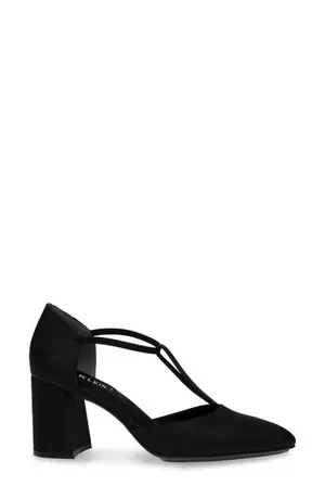 Anne Klein Barclay Pointed Toe Pump - Black Fabric