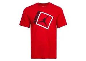 JORDAN Jumpman Box Short Sleeve T-shirt - Red