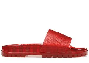 Gucci Adidas X Adilette Slide - Red