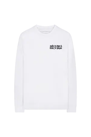 KID CUDI X Virgil Abloh Mr. Rager Iv Longsleeve - White