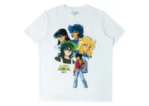 BAIT X Saint Seiya Bronze Group Tee Shirt - White