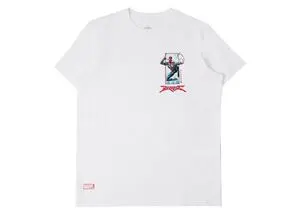 BAIT X Marvel Spiderman 2 Swinging Tee Shirt - White