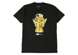 BAIT X Saint Seiya Aquarius Gold Tee Shirt - Black