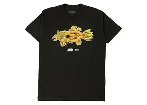 BAIT X Saint Seiya Pisces Gold Tee Shirt - Black