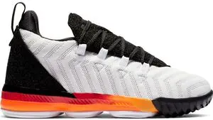 Nike LeBron 16 Strive Sneakers White/laser Orangeone-colortotal Orangeone-colorblack