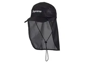 Supreme Mesh Sunshield Camp Cap - Black