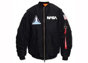 Balenciaga X Nasa Bomber Jacket - Black
