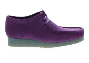 Clarks Wallabee Boot - Purple/green