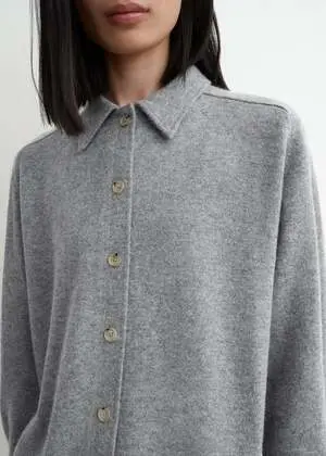 TOTEME Raglan-sleeve Cashmere Cardigan - Grey