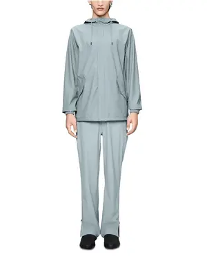Rains Fishtail Hooded Rain Jacket - Pool