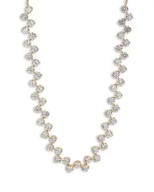Nadri Halle Cubic Zirconia Choker Necklace - Gold