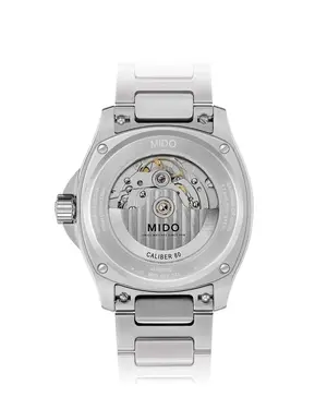 MIDO Multifort Tv Big Date 41mm Watch - Black/silver