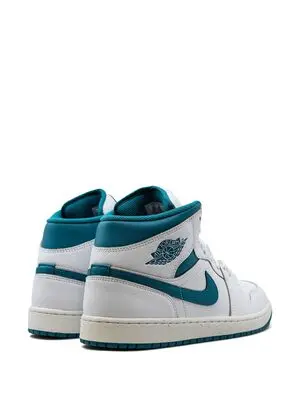 JORDAN 1 Mid Se Industrial Blue Sneakers - White