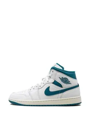 JORDAN 1 Mid Se Industrial Blue Sneakers - White