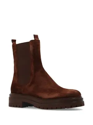 GIANVITO ROSSI Chester Elasticated-panels Boots - Brown