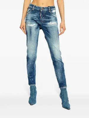 Dsquared2 Logo Patch Jeans
