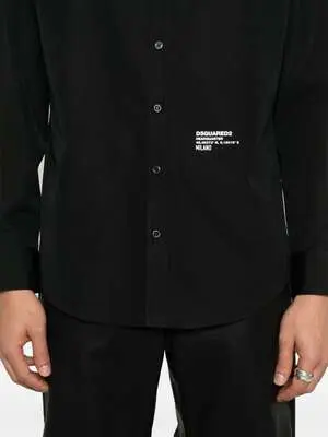 Dsquared2 Logo Print Poplin Shirt