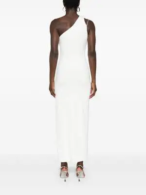 NISSA One-shoulder Crepe Gown