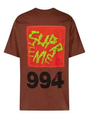 Supreme Paint T-shirt - Brown