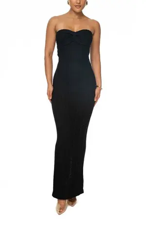 JLUXLABEL Blanca Strapless Knit Dress
