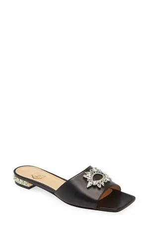 NALEBE Aurum Embellished Slide Sandal
