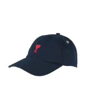 Ami AMI ALEXANDRE MATTIUSSI Cotton Baseball Cap Navy Blue