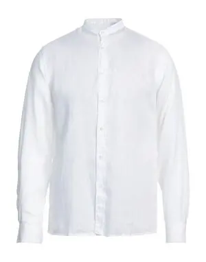 LIU •JO MAN Shirt Size Linen - White