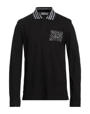 Versace Polo Shirt Size Cotton, Polyester, Elastane