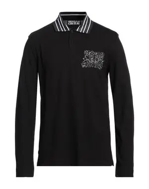 Versace Polo Shirt Size Cotton, Polyester, Elastane