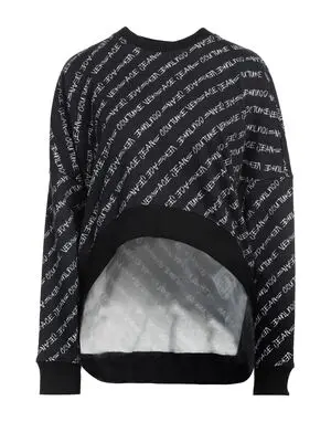 Versace Cotton-elastane Sweatshirt With Logo Print