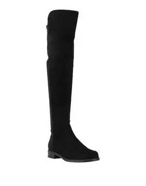 STUART WEITZMAN Boots In Leather And Textile Fibers - Black