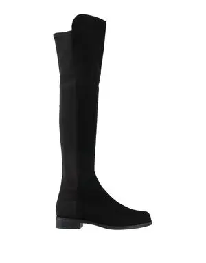 STUART WEITZMAN Boots In Leather And Textile Fibers - Black