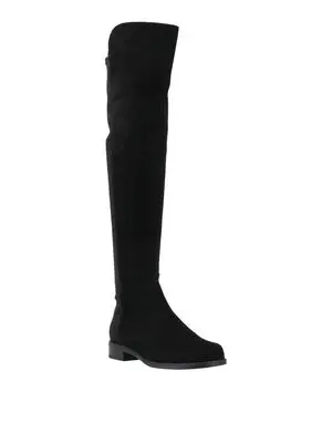 STUART WEITZMAN Boots In Leather And Textile Fibers - Black