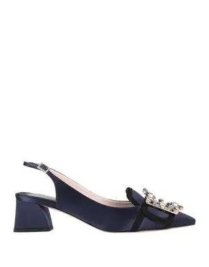ROGER VIVIER Satin Pumps - Navy