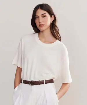 Jenni Kayne Classic Leather Belt - Multicolor,chocolate