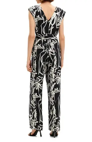Desigual Floral Wide-leg Jumpsuit