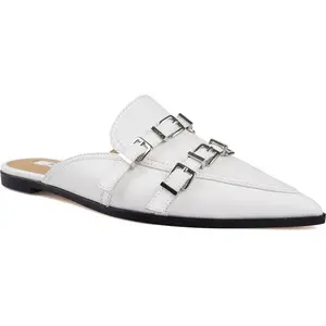 ZIGI Roussih Pointed Toe Mule - White Leather