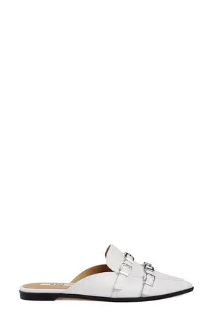 ZIGI Roussih Pointed Toe Mule - White Leather