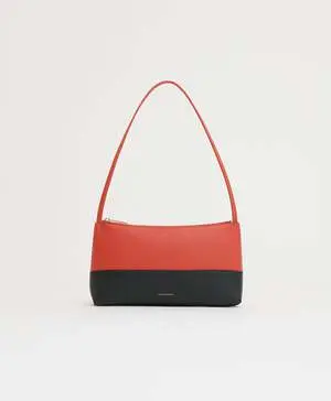 MANSUR GAVRIEL Gaia Shoulder Bag - Pomodoro/black