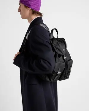 Prada Re-nylon Backpack - Black