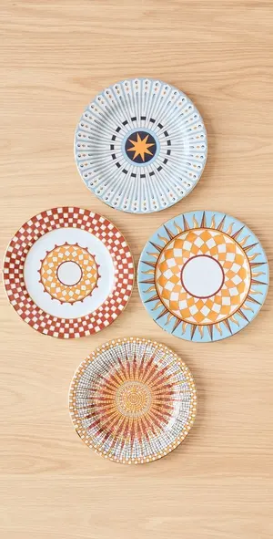 La DoubleJ Dessert Plates Set Of 4 - Solar